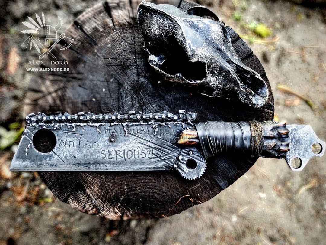 Custom Post-apocalyptic Machete With Bone Handle. Mad Max Inspired ...