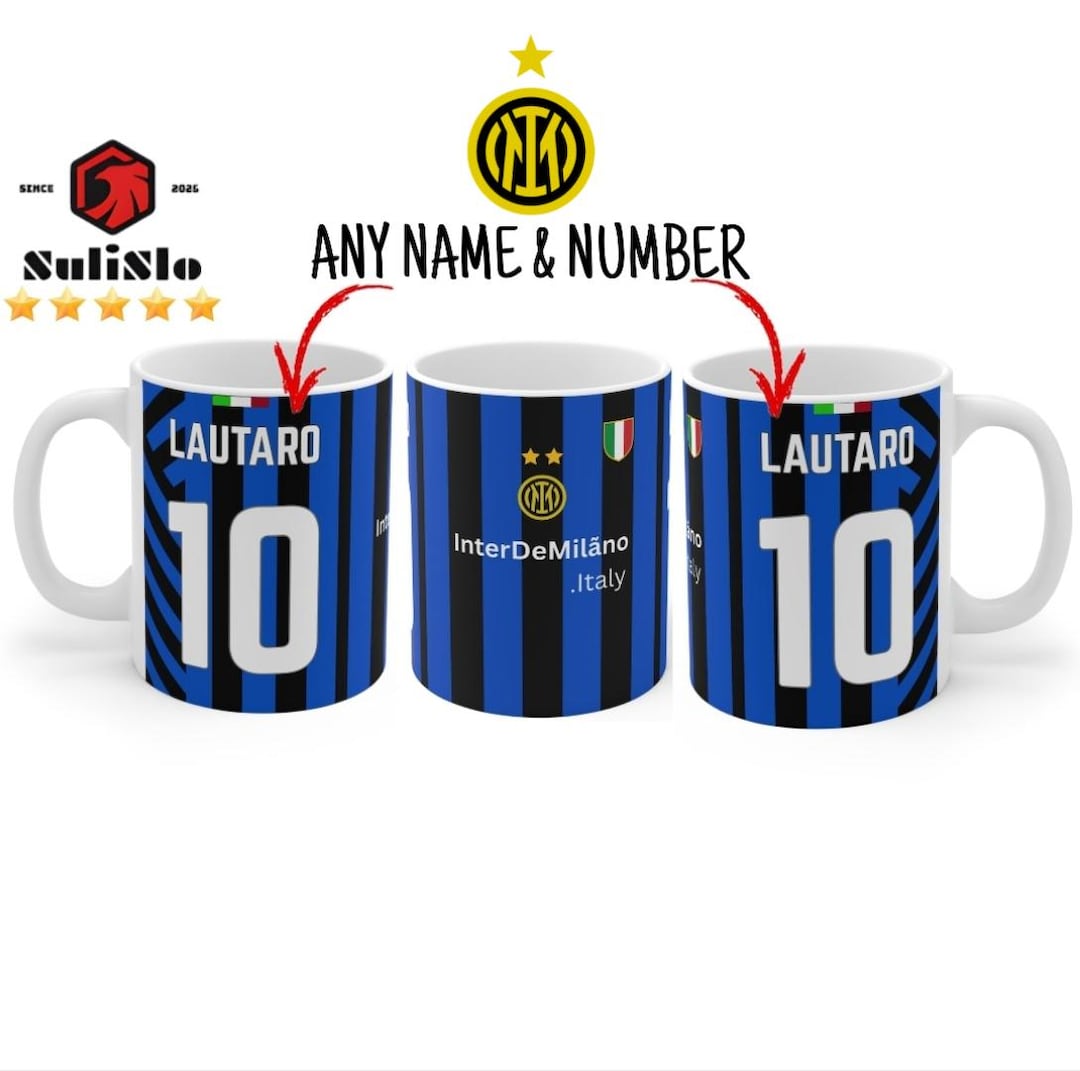 Inter De Milãno Mug, Custom Inter Milan Coffee Cup, Perfect Gift Sports ...