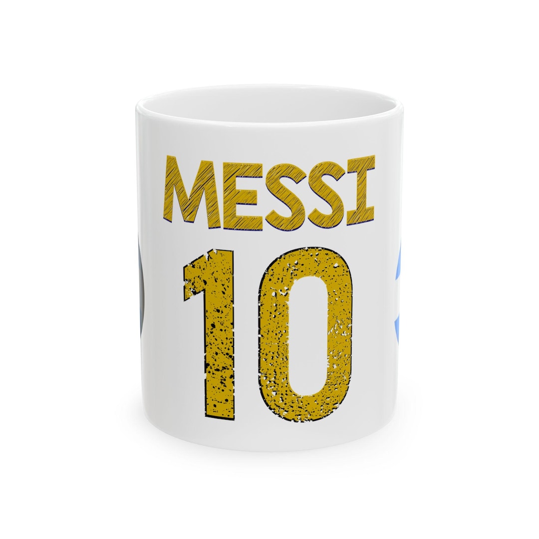 Personalized Messi 10 Ceramic Mug, Perfect Gift for Soccer Fans ...