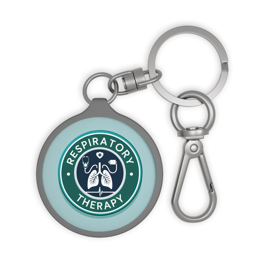 Respiratory Therapy Keyring Tag, Gift for Respiratory Therapists ...