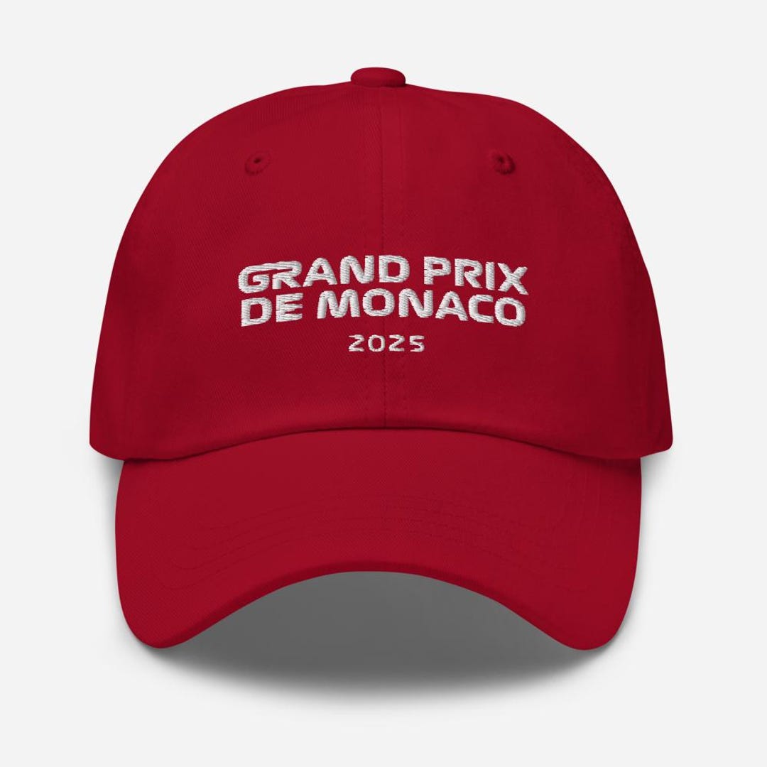 Grand Prix De Monaco 2025 Hat – Embroidered Baseball Cap, Formula 1 Fan ...