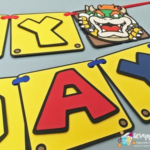 Super Mario Banner Super Mario Birthday Super Mario Party Super Mario ...
