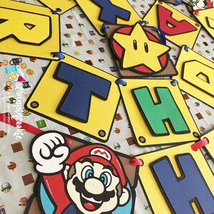 Super Mario Banner Super Mario Birthday Super Mario Party Super Mario ...