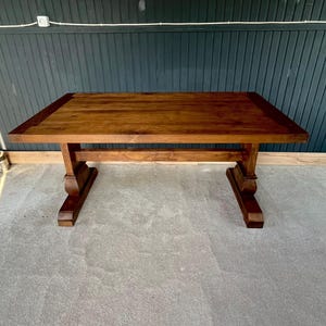 Rustic Dining Table Wood Table Industrial Desk Computer Desk Kitchen Table |walnut Table ...