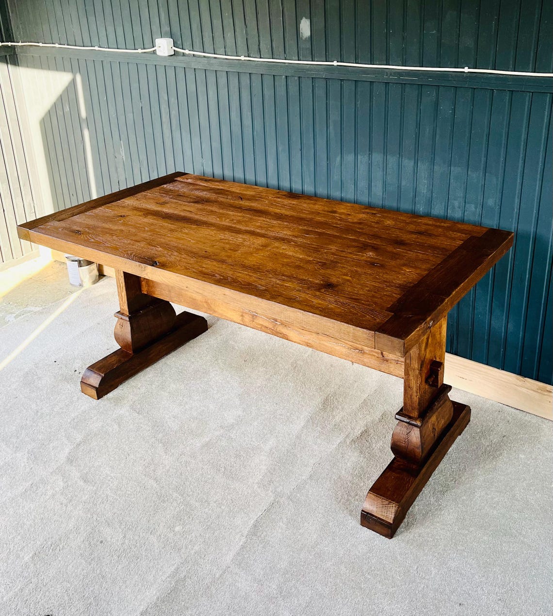 Rustic Dining Table Wood Table Industrial Desk Computer Desk Kitchen Table |walnut Table ...
