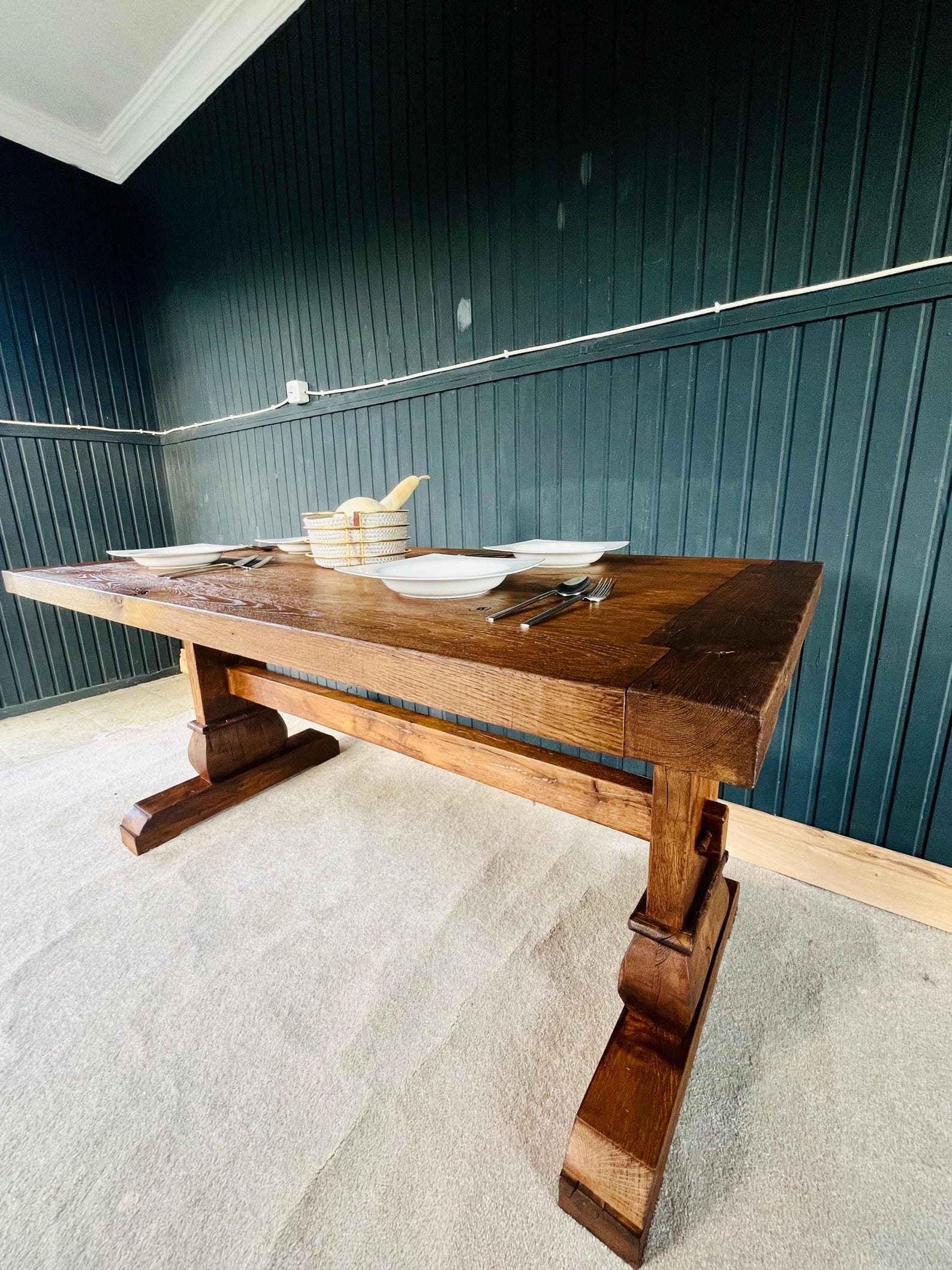 Rustic Dining Table Wood Table Industrial Desk Computer Desk Kitchen Table |walnut Table ...