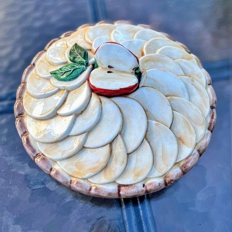Ceramic Apple Pie - Etsy