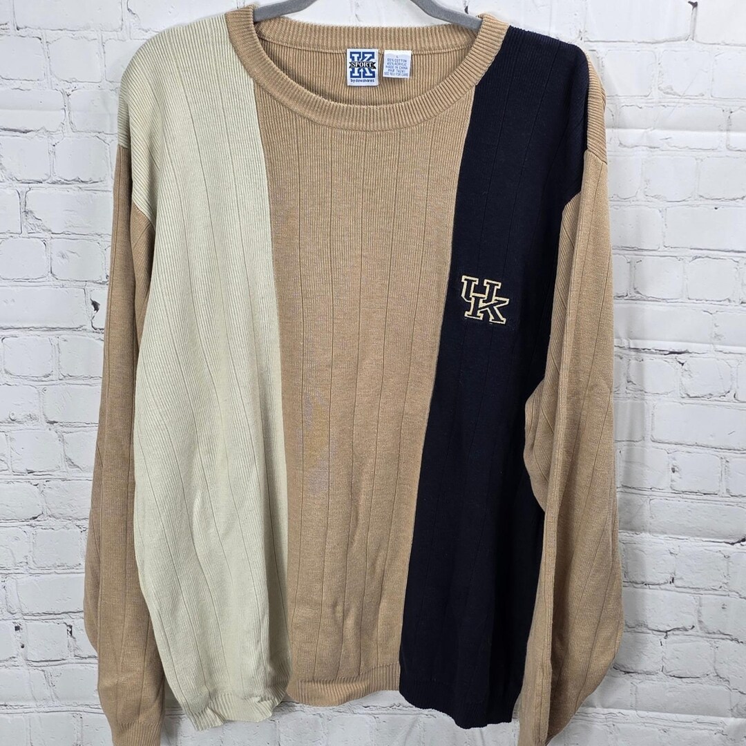 Kentucky Sweater Mens Crewneck Pullover Vintage Sport by Dawahares Size ...