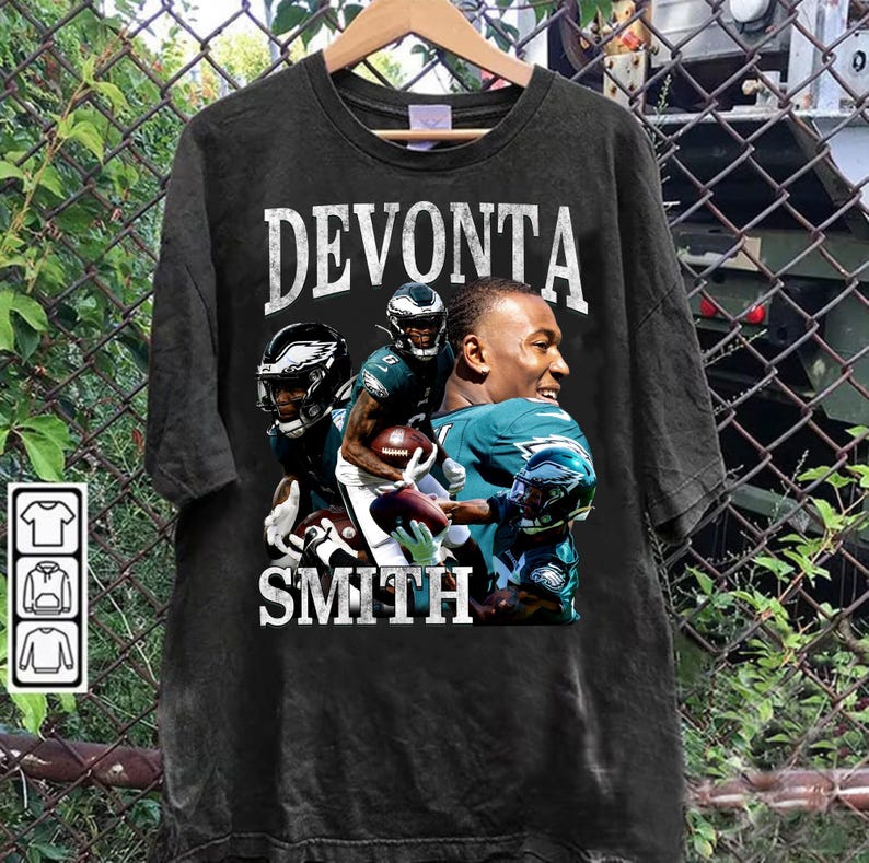 DEVONTA SMITH T Shirt Design. PNG Digital 4500x5100 Px. Eagles Football ...