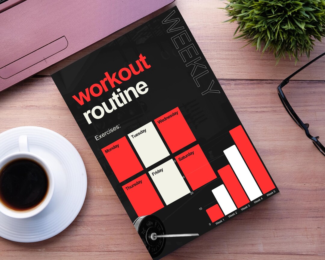 Ultimate Workout Routine Planner for Gym Enthusiasts – Stay on Track ...