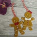 Gingerbread Man Ornament, Fused Glass, Gingerbread Boy, Christmas ...
