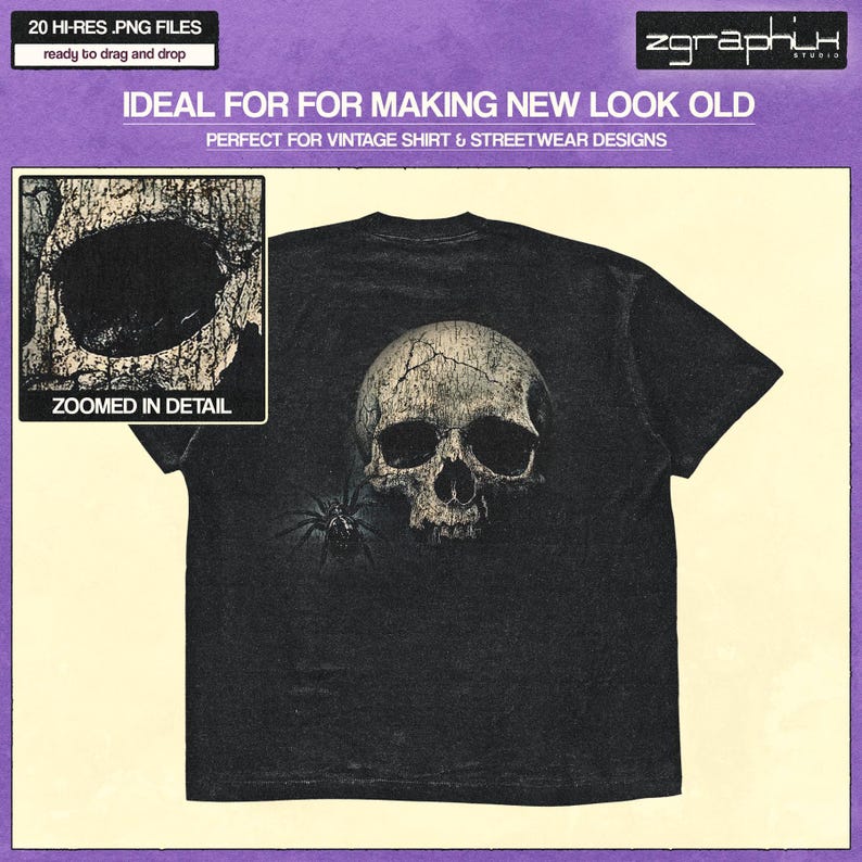 Cracked Plastisol Textures: Vintage Grunge Photoshop Brushes (.PNG ...