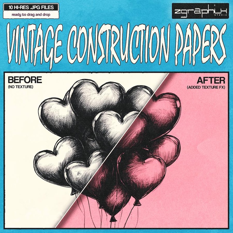 Vintage Construction Paper Textures for Photoshop | Premium Quality ...