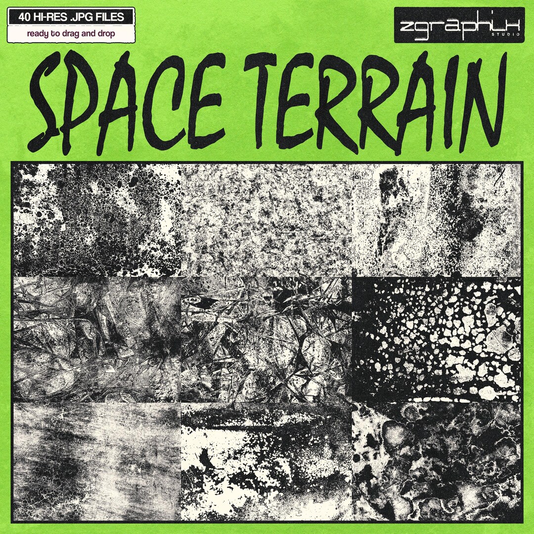 SPACE TERRAIN Textures for Photoshop | Premium Quality Textures ...