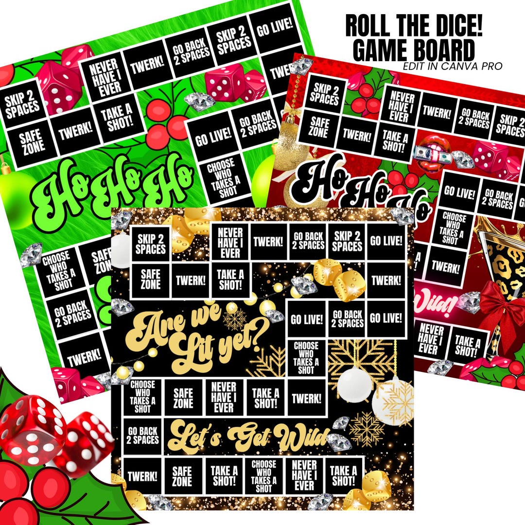 Christmas Game Board Bundle | Holiday Kids Games Printable | Christmas ...
