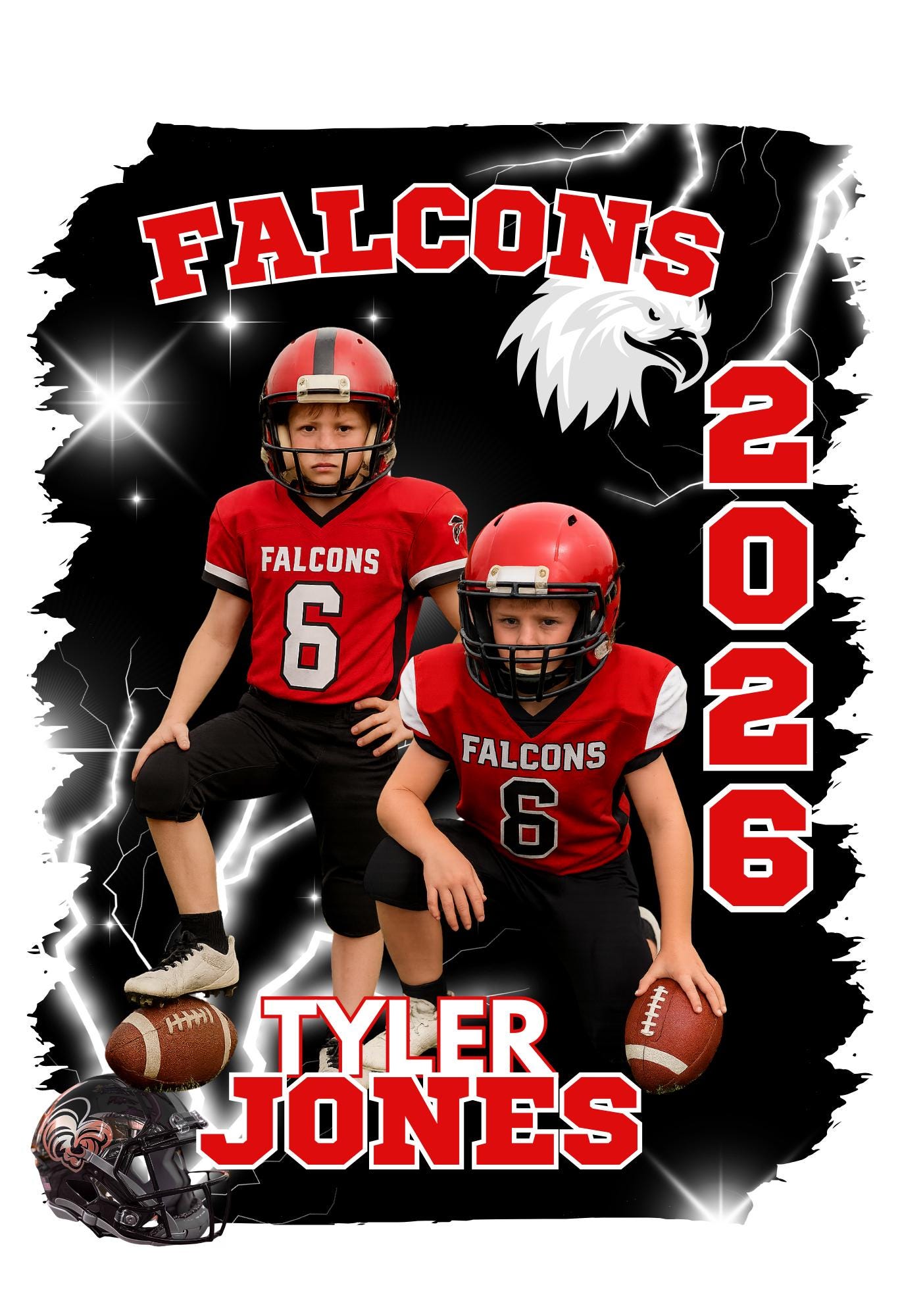 Editable Football Centerprint Shirt Designs | Digital Download ...