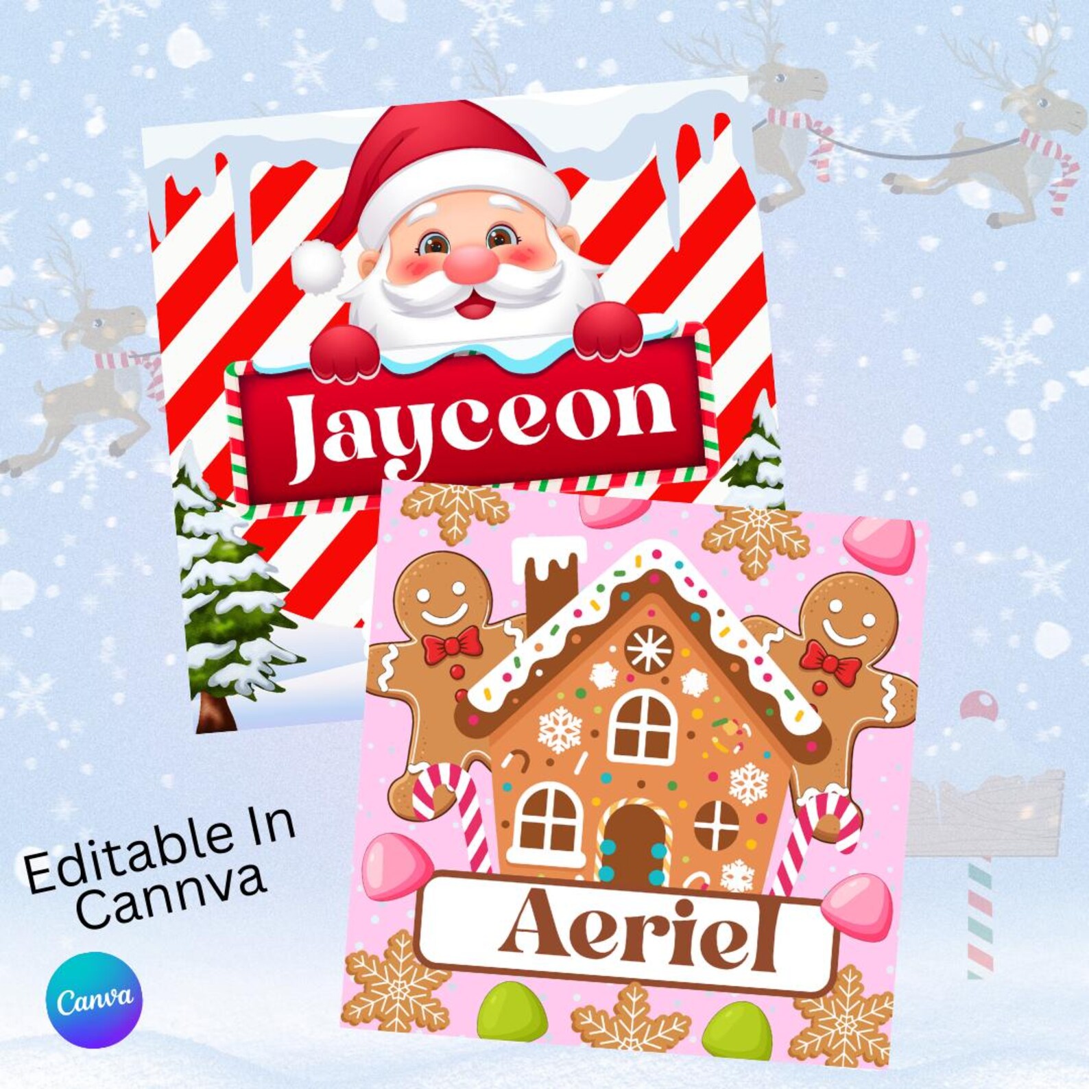 Christmas Box Template | Holiday Treat Box Printable | DIY Christmas ...