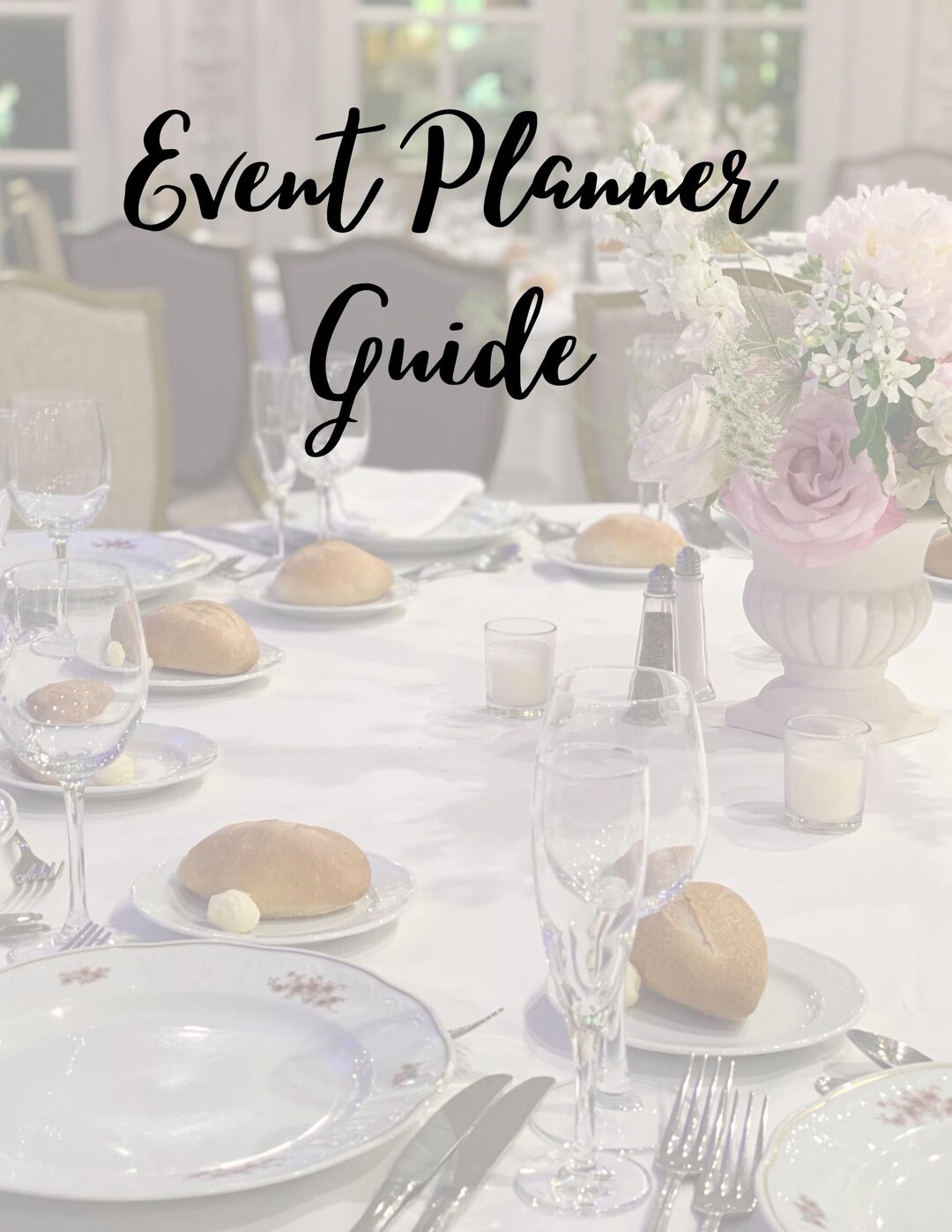 Digital Event Planning Guide| Digital Template for Weddings & Parties ...
