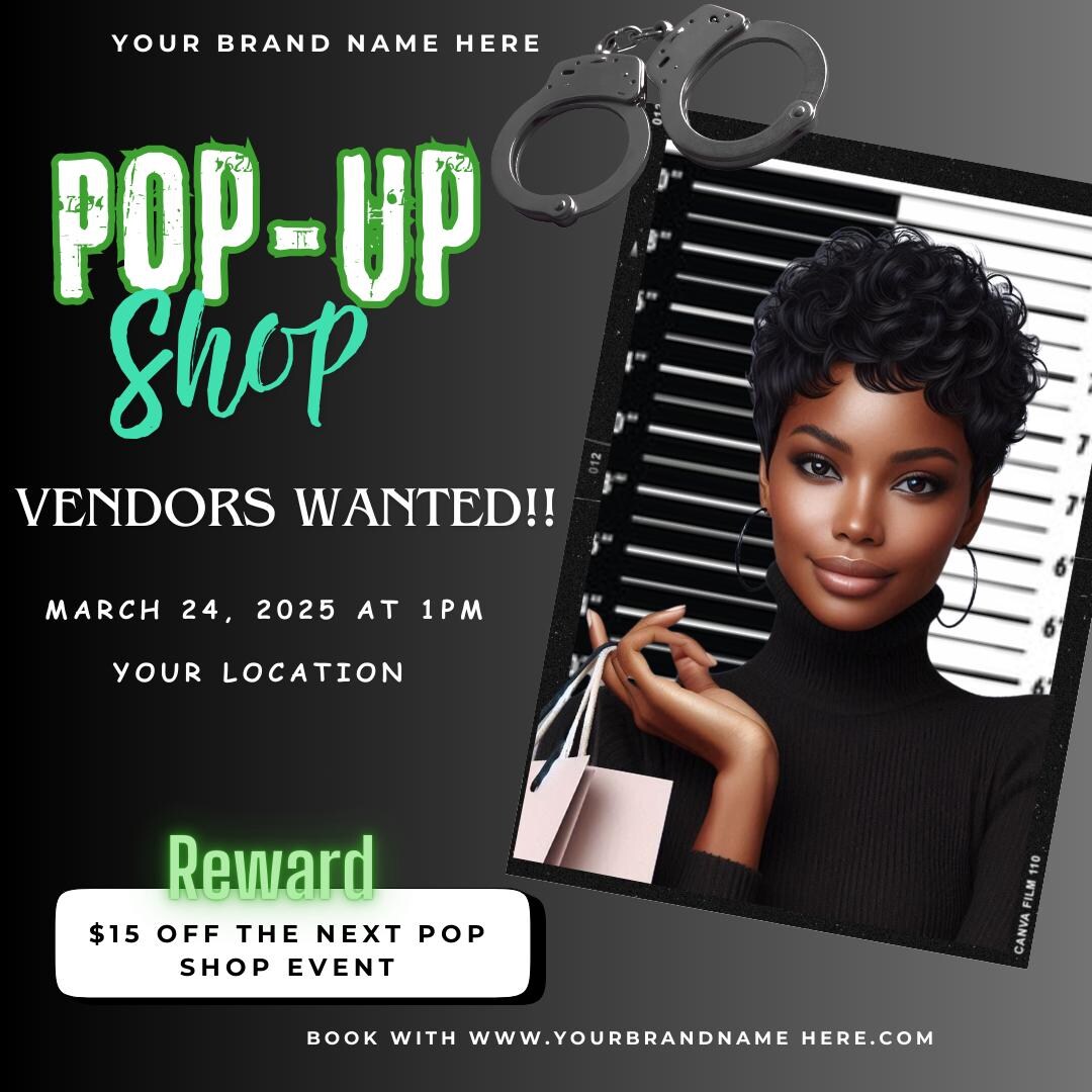 March Pop up Shop Flyer, DIY Pop up Shop Flyer, Pop up Shop Templates ...