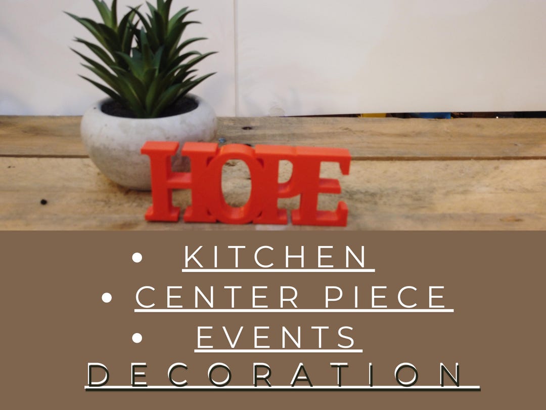 Hope - Decorative Sign - Decoration - Good Gift - Kitchen & Home Sign ...