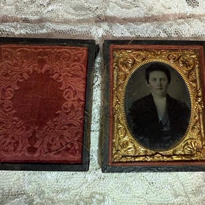 Full (unattached) Case With Tintype Photo of Boy - Etsy