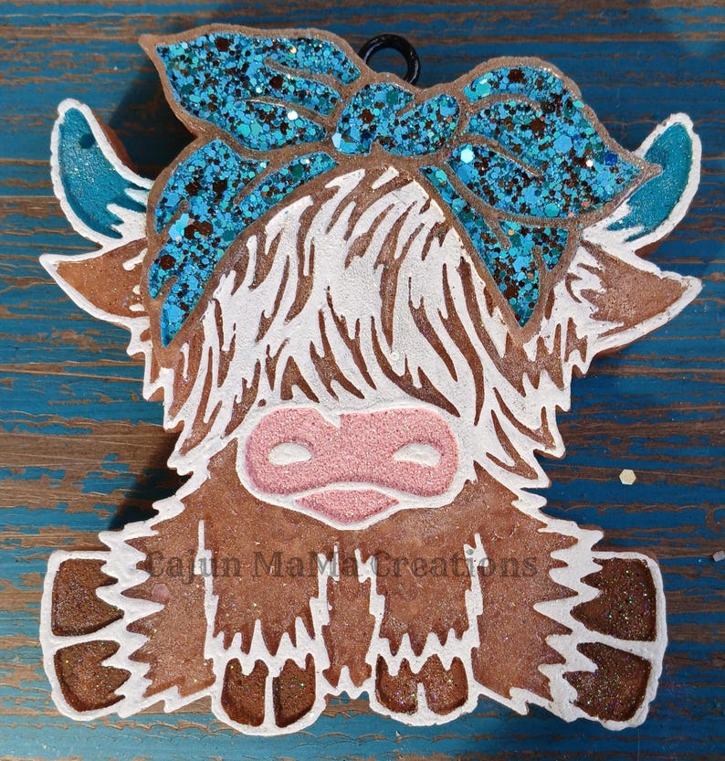 Highland Cow Freshie - Etsy