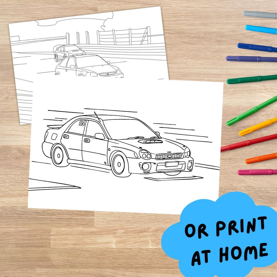 Race Car Coloring Pages | Printable Motorsport Sheets | Fun for Kids ...