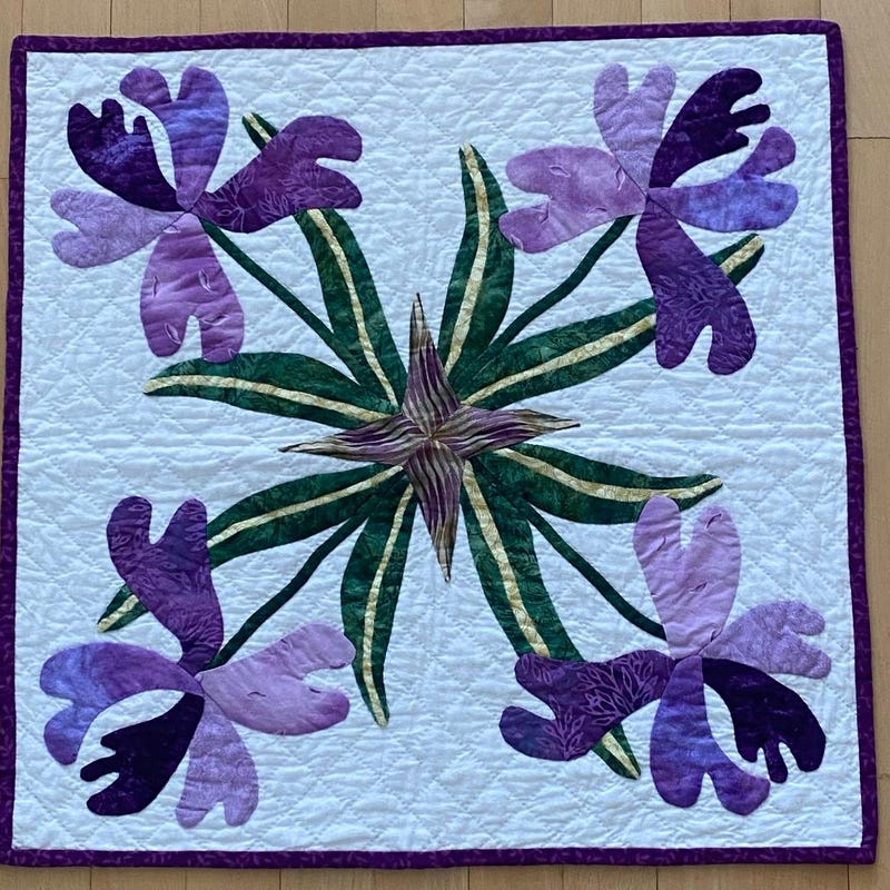 Iris Quilt - Etsy