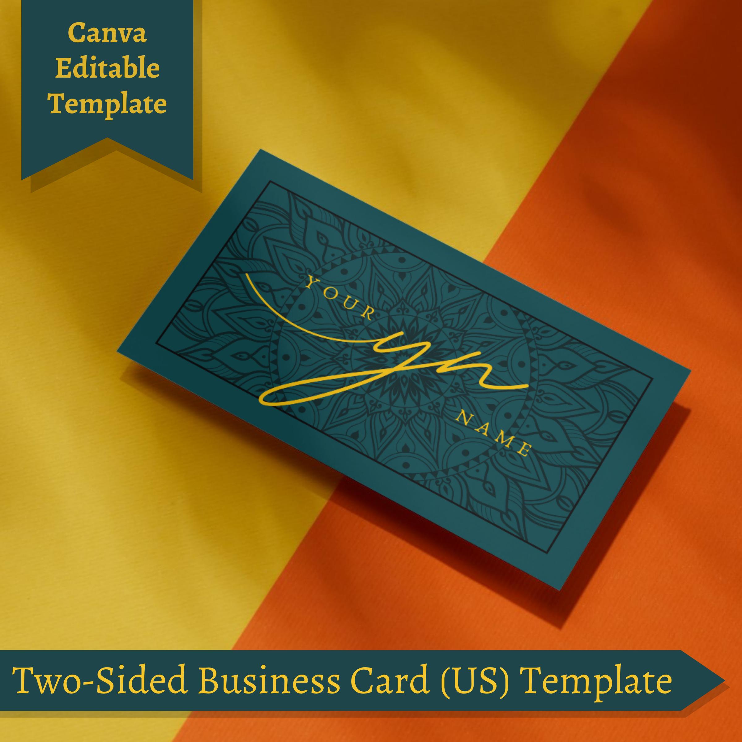 Teal Cynosure Business Card Digital Template - Sleek and Professional ...