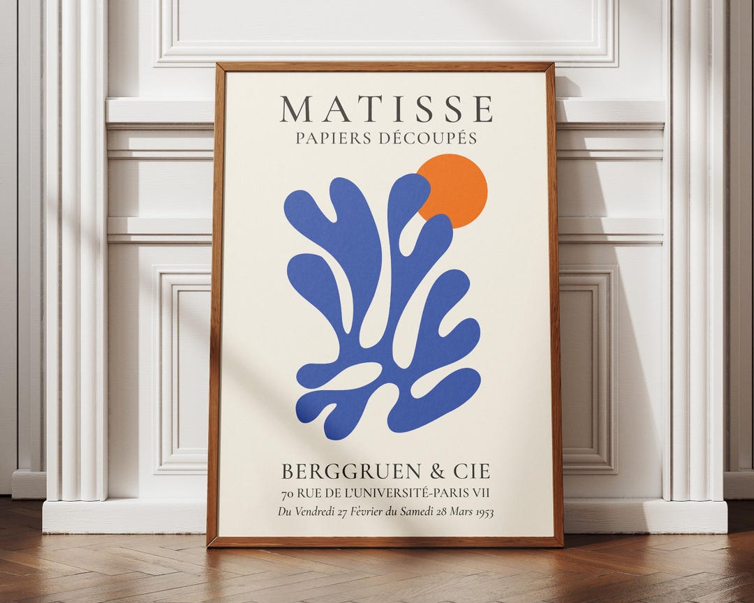 Leuchtende Balance – organische Formen im Matisse-Stil - Etsy.de