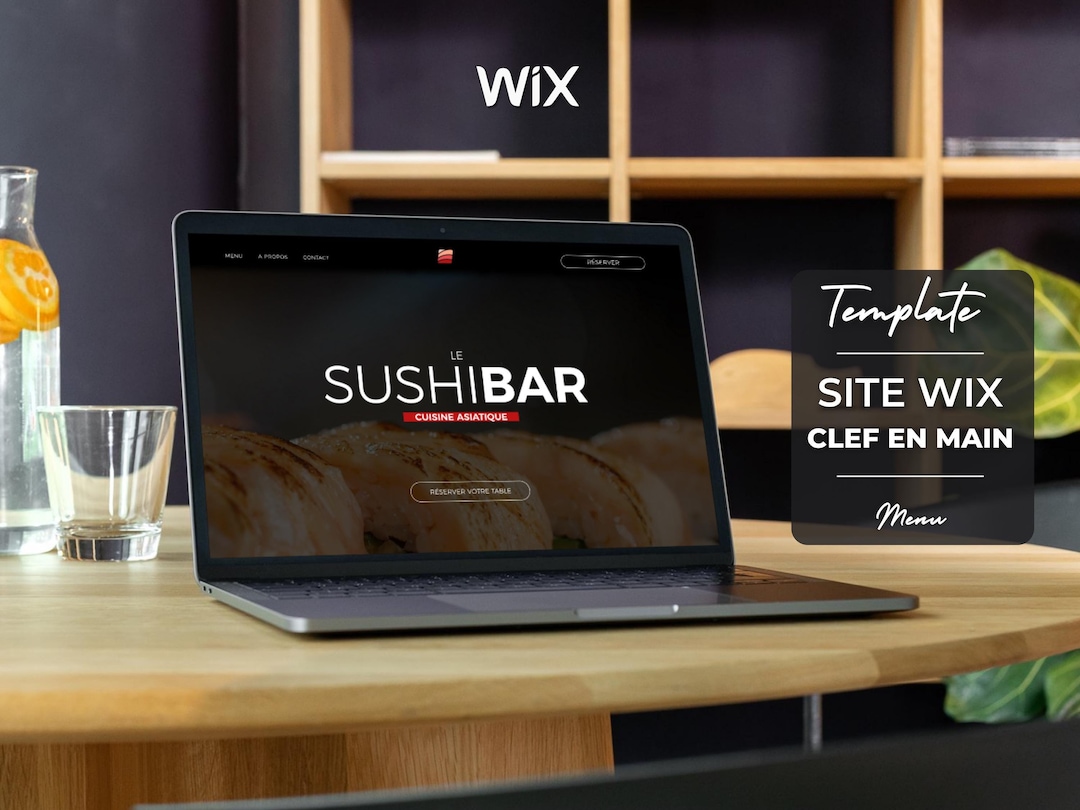 WIX Website Template With Built-in Menu – Ideal for Restaurant ...