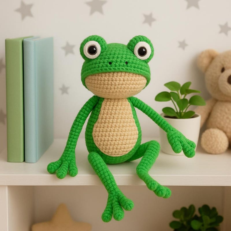 Crochet Frog Pattern - Etsy