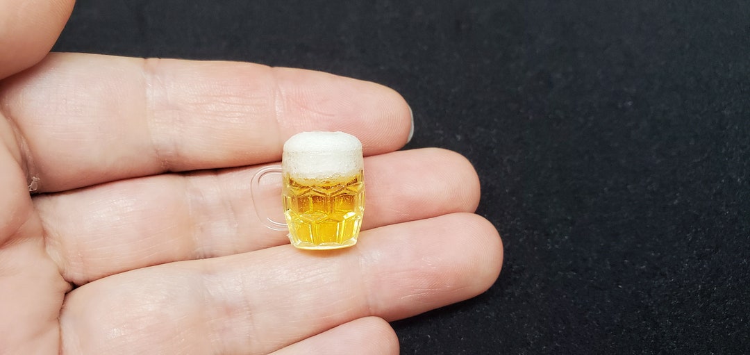 Playscale Miniature Beer With Foam in Mug, 1:6 Scale Ball Jointed Doll ...