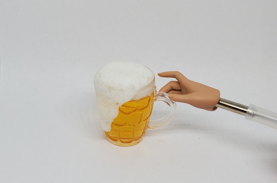 MSD Miniature Beer With Foam in Mug, 1:4 Scale Ball Jointed Doll, Beer ...