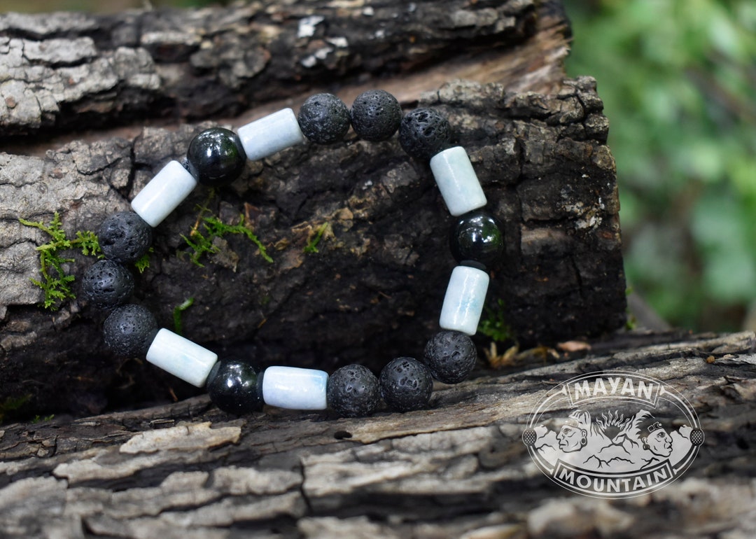 FULLY BEADED! // Purple Lilac Lila // Jet BLACK Jadeite Jade ...