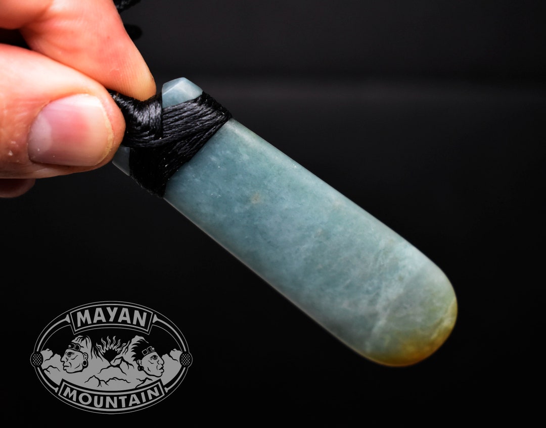 Huge ADZE CELT Toki // Guatemalan Jadeite Jade // Cloudy Mottled Blue ...