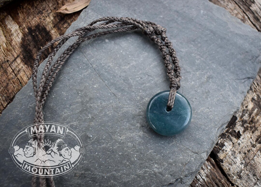 SUPER TRANSLUCENT DISC // Cloudy "princesa" Blue Jadeite Jade ...