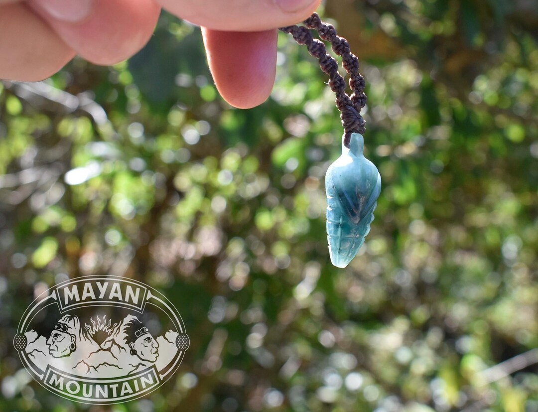 MAYAN SACRED CORN // Maize Sagrado // Carved in Guatemalan Jadeite Jade ...