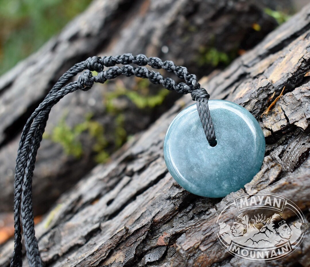 SUPER TRANSLUCENT DISC // Cloudy "princesa" Blue Jadeite Jade ...
