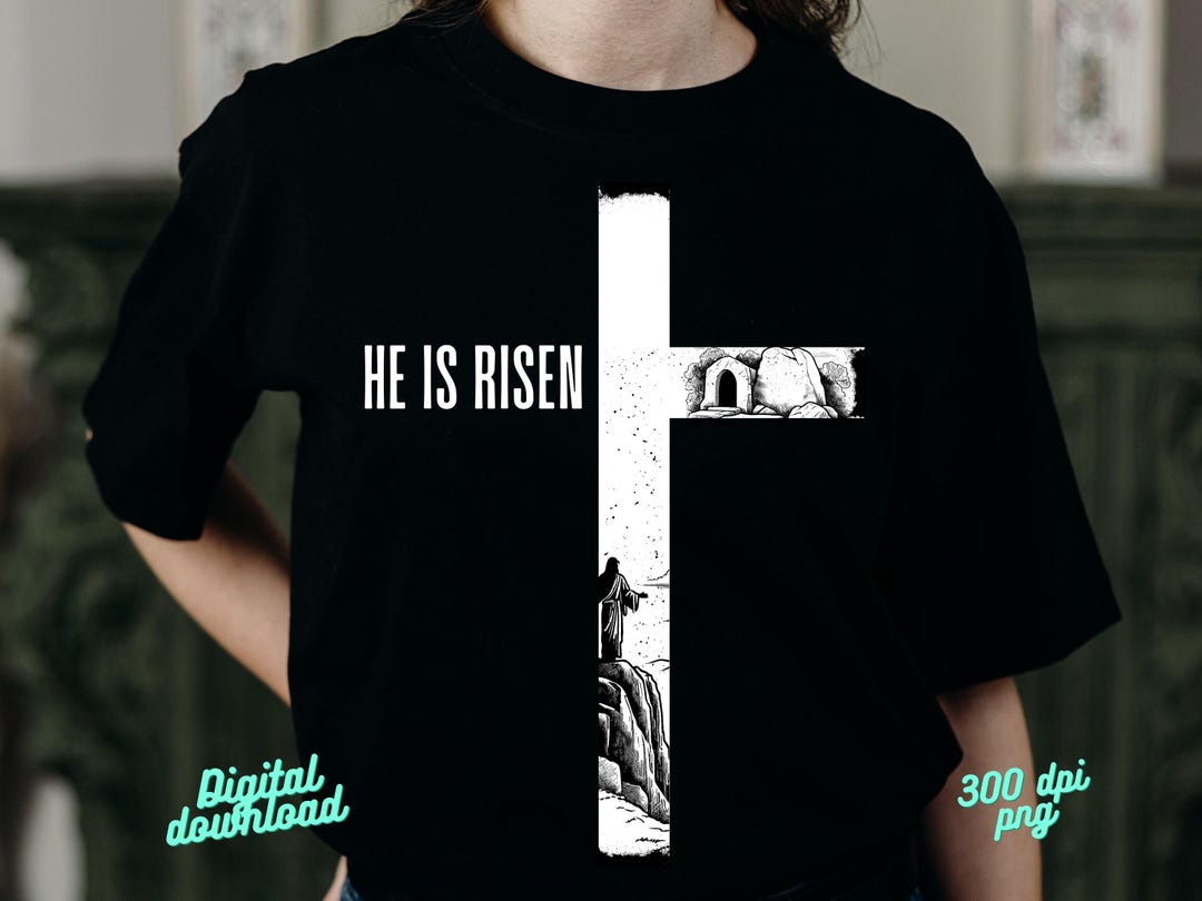 Christian Easter Graphics, Resurrection PNG, Jesus Designs, Sublimation ...