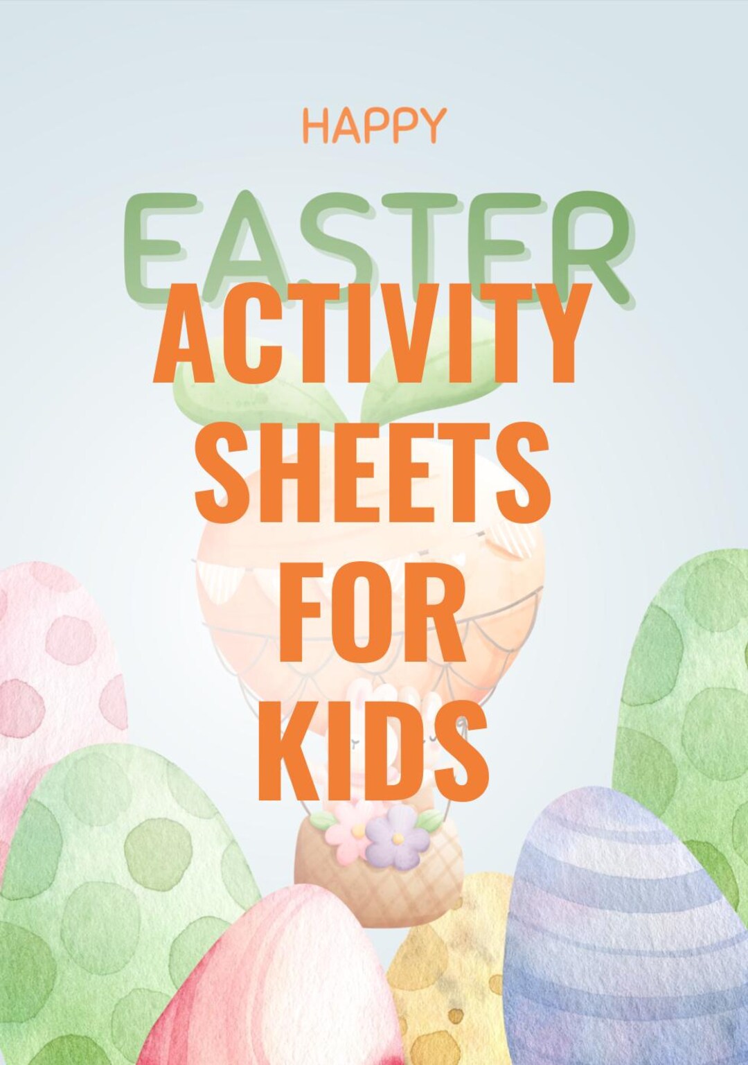 Easter Theme Activity Sheets for Kids - Preschool - Etsy