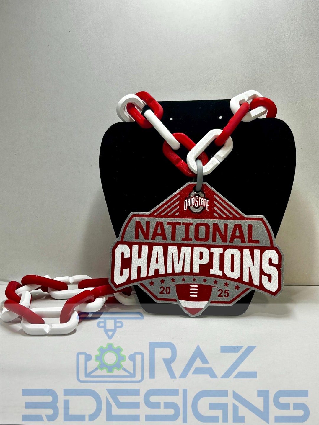 3D Printed Buckeyes 2024 National Championship Rally Chain With ...