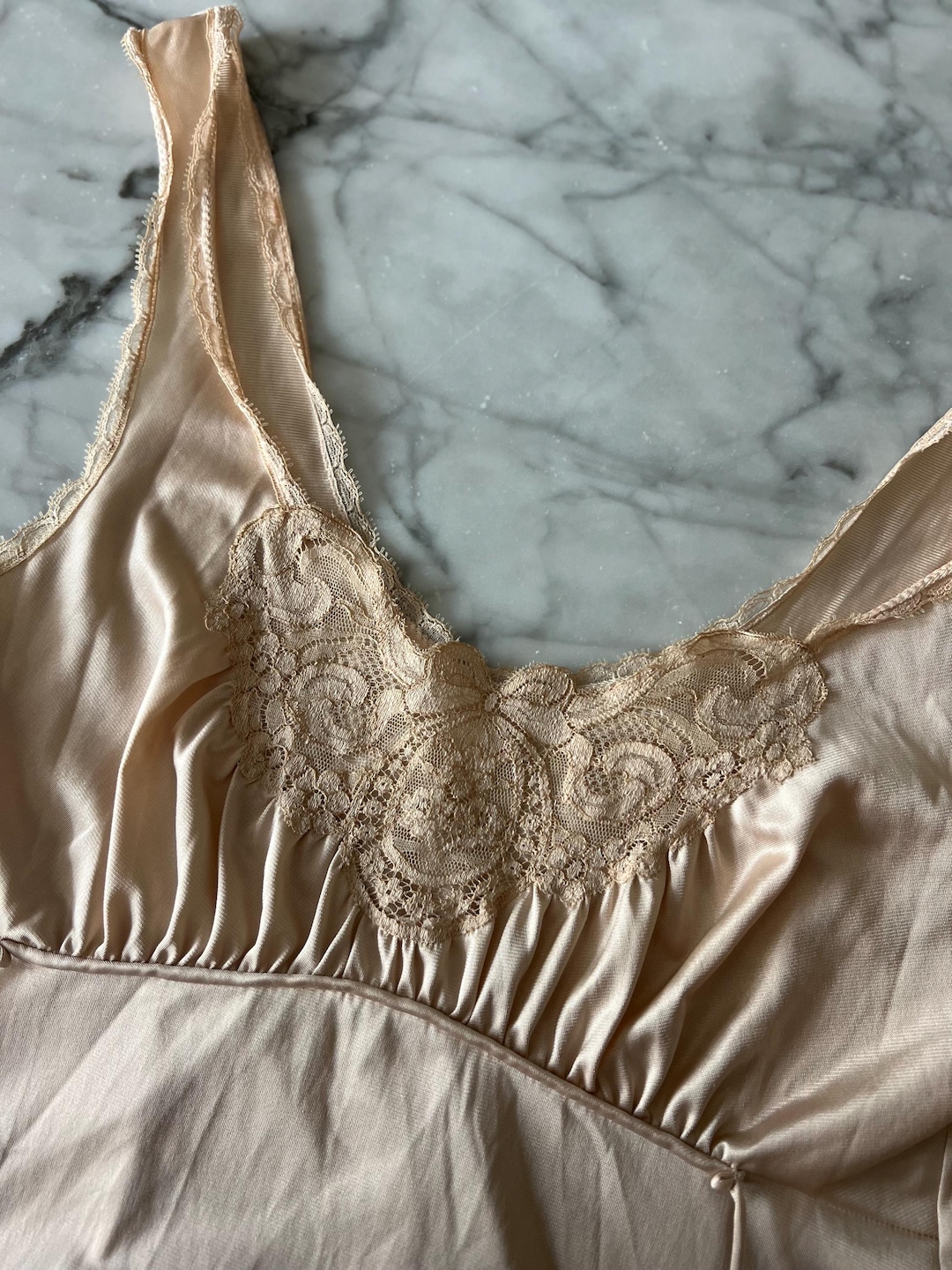 Vintage Empire Waist SLIP Dress Lingerie S/m - Etsy