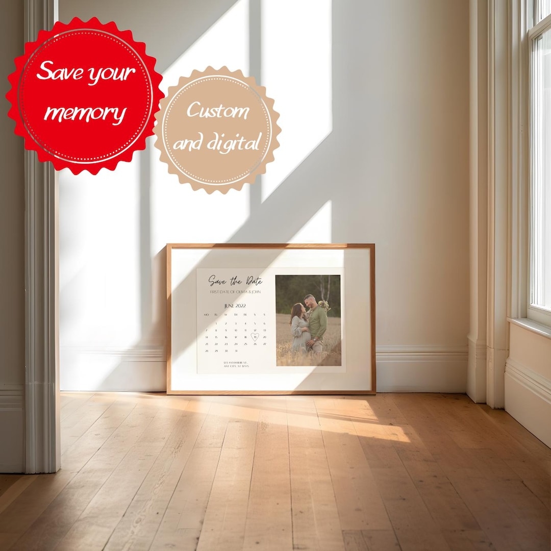 Custom Calendar | Personalized Digital Gift | Add Your Own Title, Photo ...