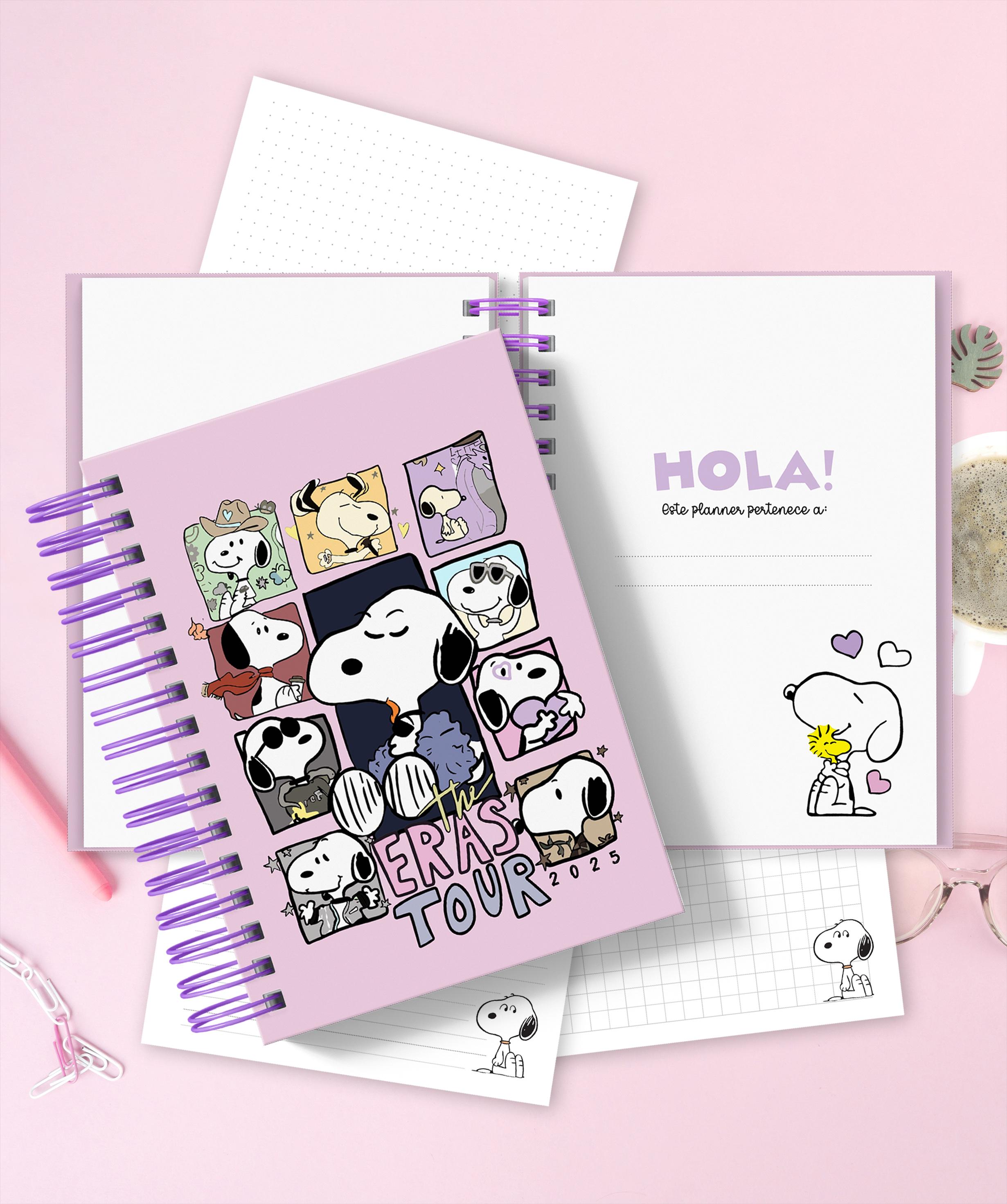 Snoopy Editable A5, Archivo Digital, Happy Planner, Planner Español ...