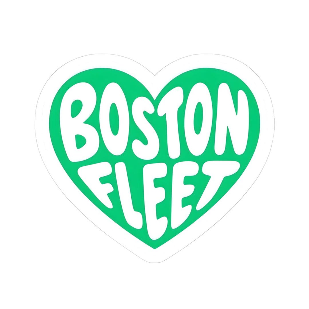 Boston Fleet Heart Sticker - Etsy