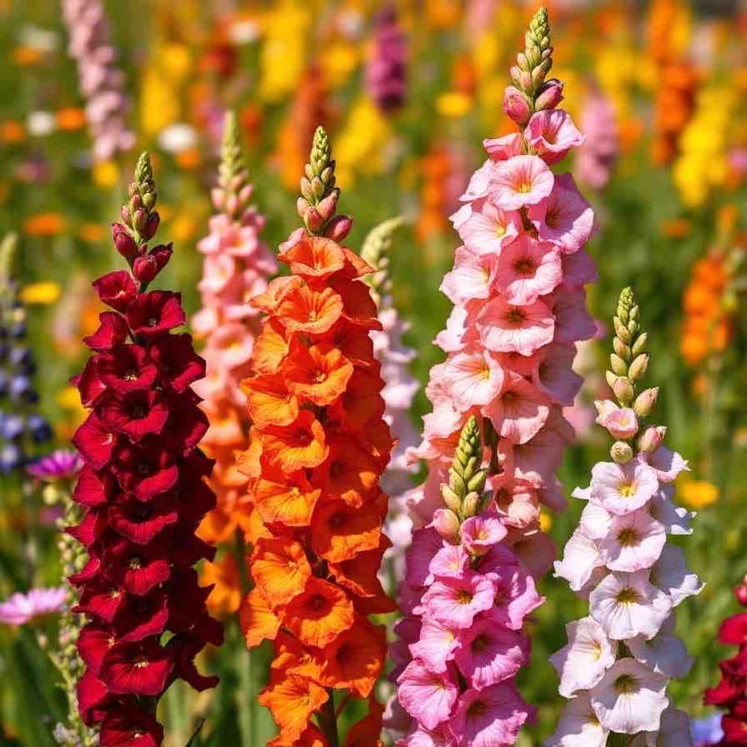 Snapdragon Flower Seeds Mixed Colors Tall Beautiful Butterflies Bees ...
