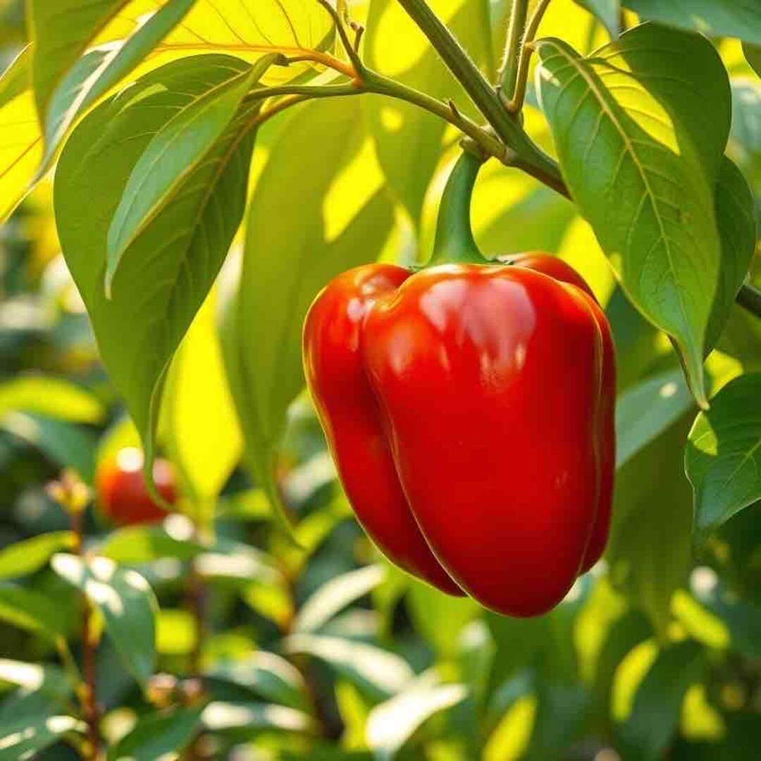 30 Sweet Big Red Pepper Seeds! Non-gmo Heirloom Bell Peppers Planting ...