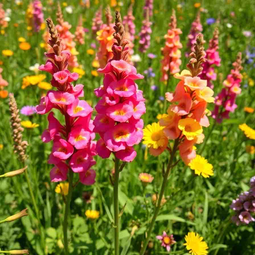 Snapdragon Flower Seeds Mixed Colors Tall Beautiful Butterflies Bees ...