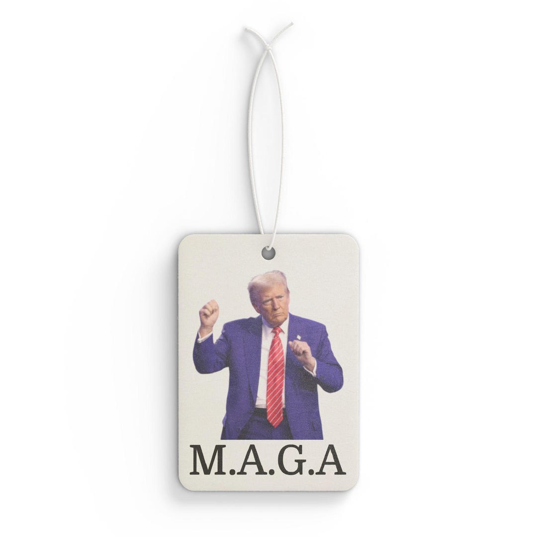 Trump Car Air Freshener, Political Car Diffuser, President Scented Auto ...